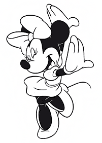Kertas Mewarna Minnie Mouse