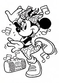 Kertas Mewarna Minnie Mouse