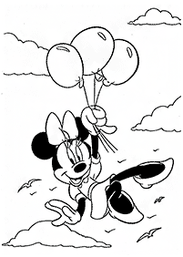 Kertas Mewarna Minnie Mouse untuk Kanak-kanak
