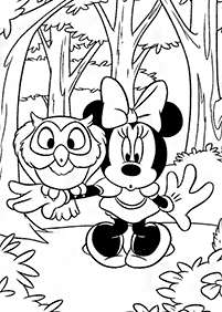 Kertas Mewarna Minnie Mouse untuk Kanak-kanak