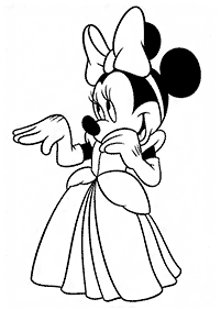 Kertas Mewarna Minnie Mouse untuk Kanak-kanak