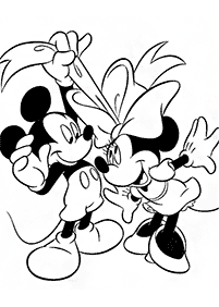 Kertas Mewarna Minnie Mouse untuk Kanak-kanak