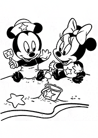 Minnie Mouse – Kertas Mewarna Boleh Cetak