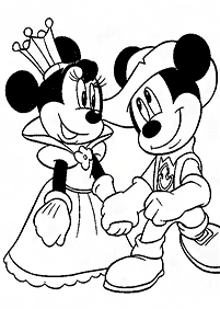 Minnie Mouse – Kertas Mewarna Boleh Cetak