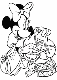 Minnie Mouse – Kertas Mewarna Boleh Cetak